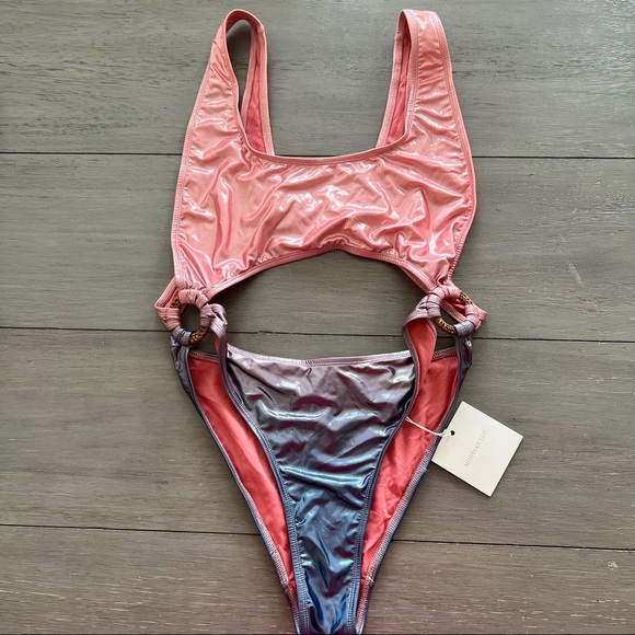 normaillot | Swim | Nwt Normaillot X Revolve Metallic One Piece Bathing ...